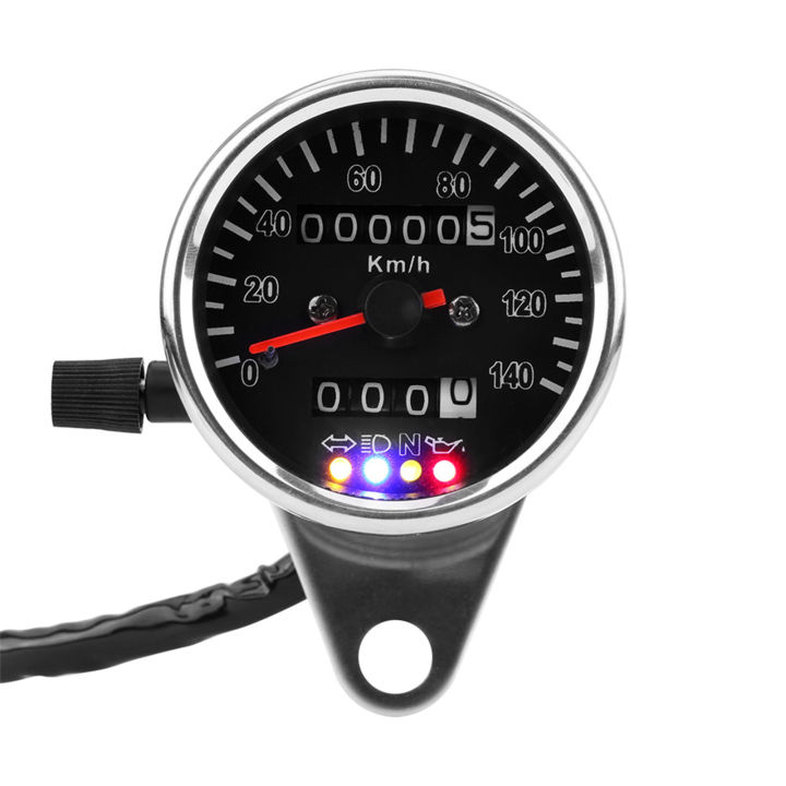 LED Indicator Odometer Speedometer for Cafe Racer Retro Custom ...