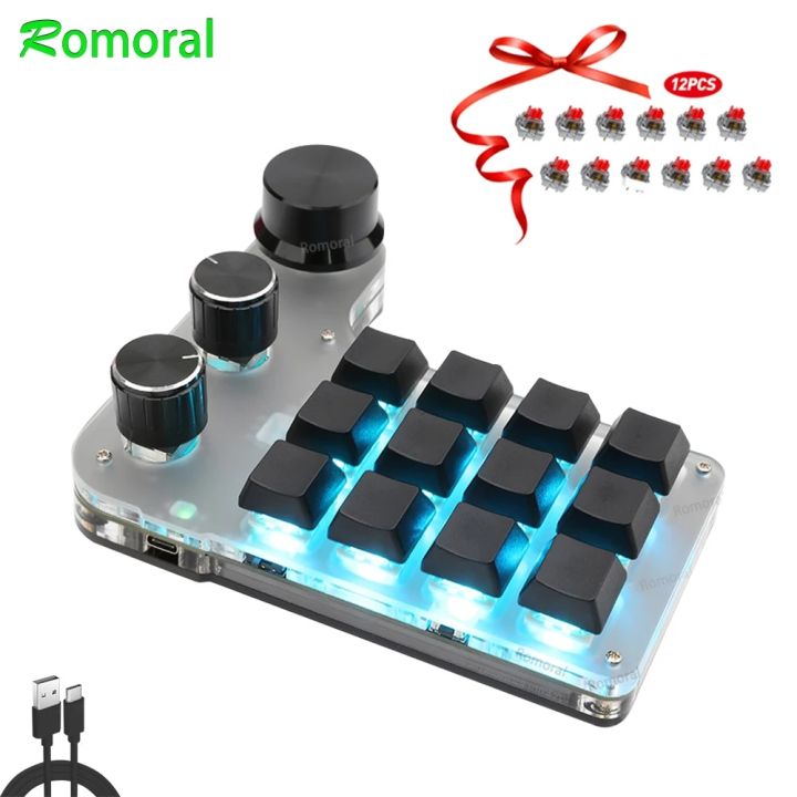 NFEK USB Custom Keyboard Volume Button Knob Programming Macro Gaming ... NFEK USB Custom Keyboard Volume Button Knob Programming Macro Gaming ...