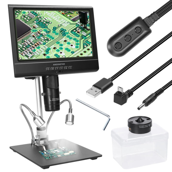 Smart Sensor Professional Digital Microscope 1080P 10inch LCD Display ...