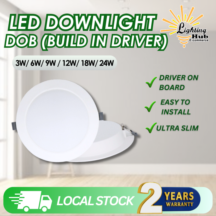 Lighting Hub LED Downlight (Round) / DOB Slim Panel / Driver on Board ...