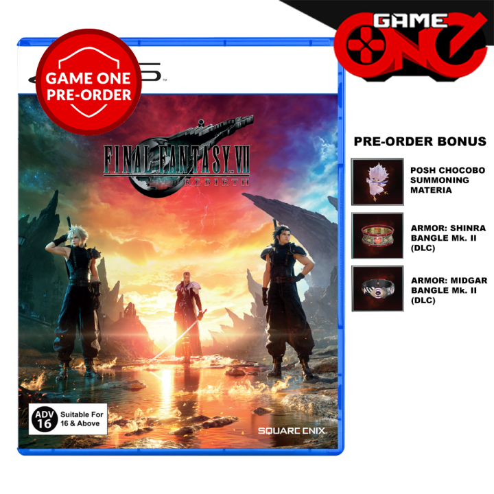 [PRE-ORDER] PlayStation PS5 Final Fantasy VII Rebirth [R3] | Lazada PH