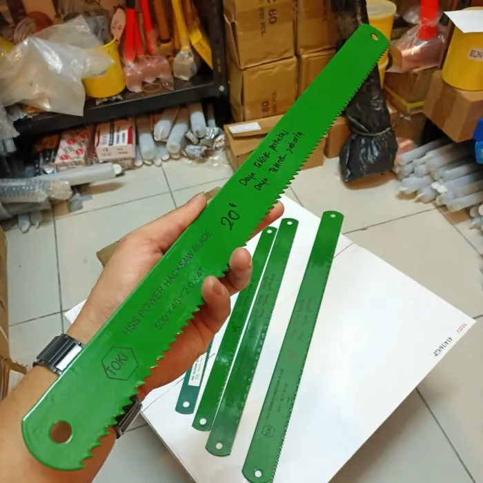 mata hacksaw 20" 500x40x2.0x4T toki / mata gergaji besi toki 20" hack ...
