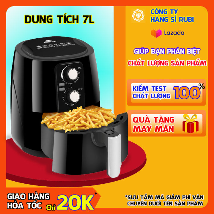 [HÀNG TỐT] Nồi Chiên Không Dầu CAMEL dung tích 7L - BẢO HÀNH 1 NĂM, noi ...