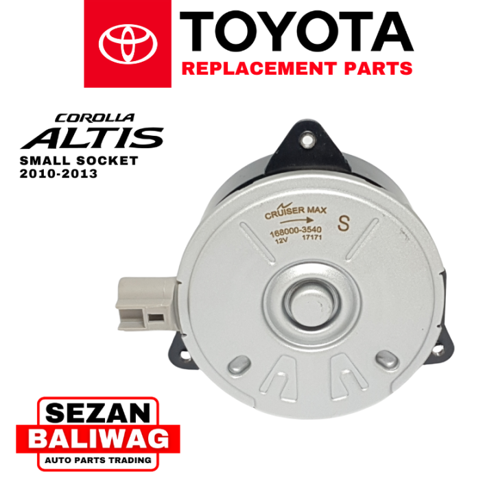 RADIATOR FAN MOTOR SMALL SOCKET TOYOTA COROLLA ALTIS 1.8 2008-2012 ...