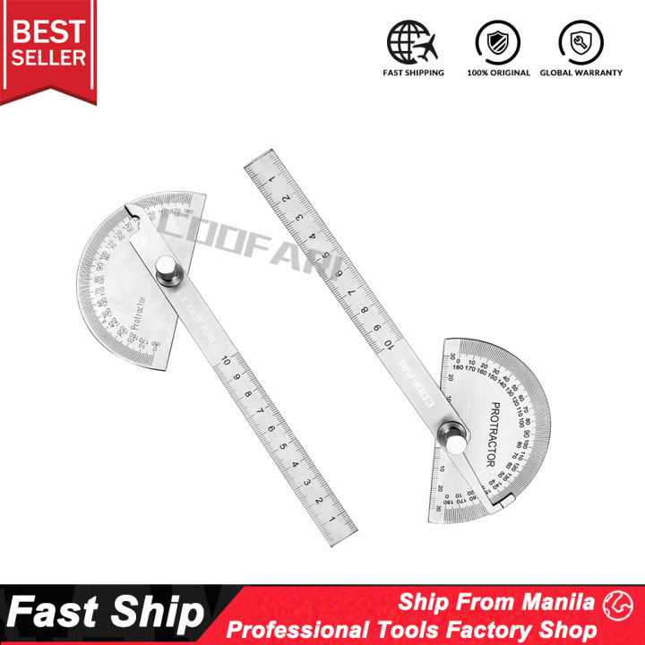 Angle Ruler Stainless Steel Woodworking Angle Ruler Semicircle Ruler ...