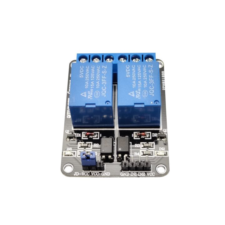 (MM Voltage) 5V 2 Channel Relay Module 5v Shield for Arduino raspberry pi ARM PIC AVR DSP ...