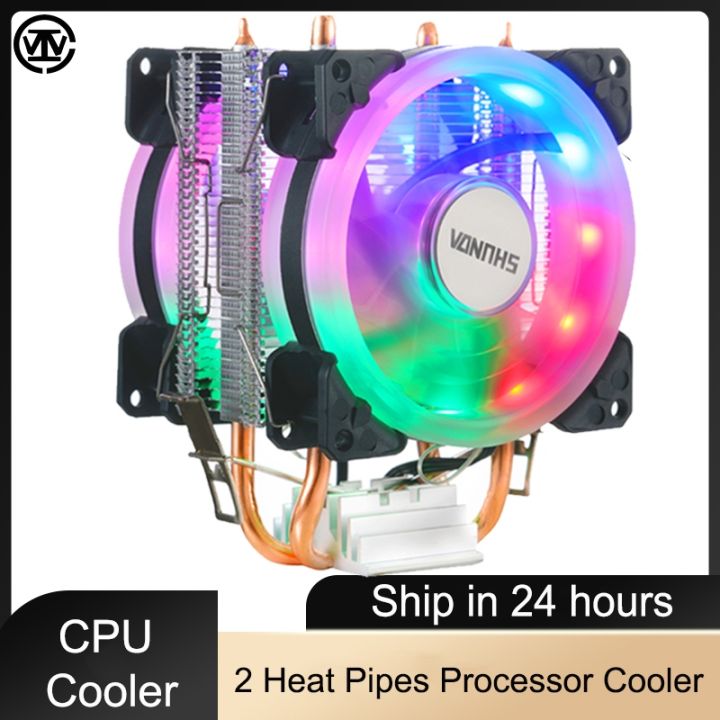 【HOT】 IWONGOU Cpu Cooler 2011 2 Heat Pipes Processor Cooler X99 For ...