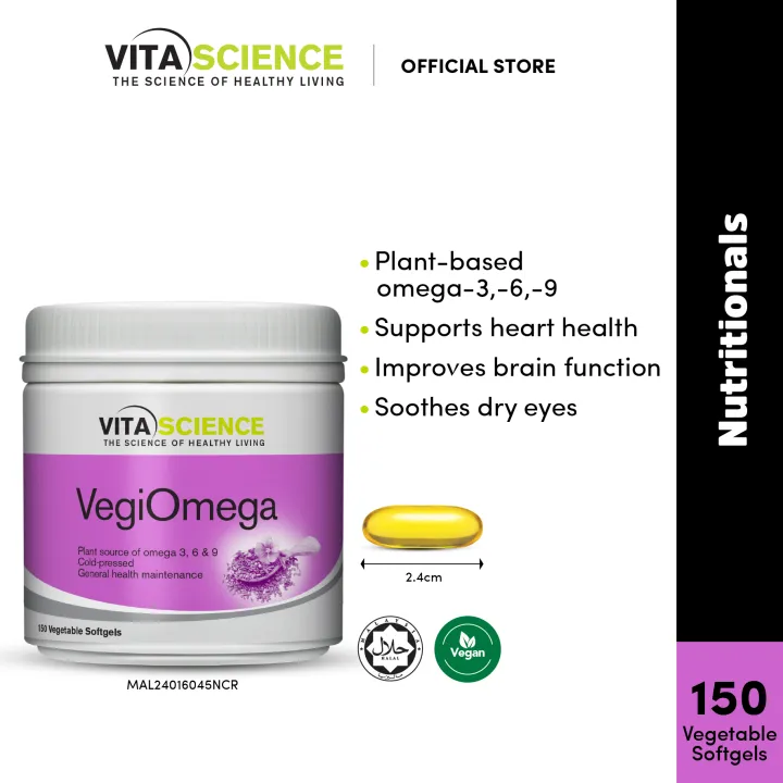VitaScience VegiOmega 150s [Expiry 04/2027] | Lazada