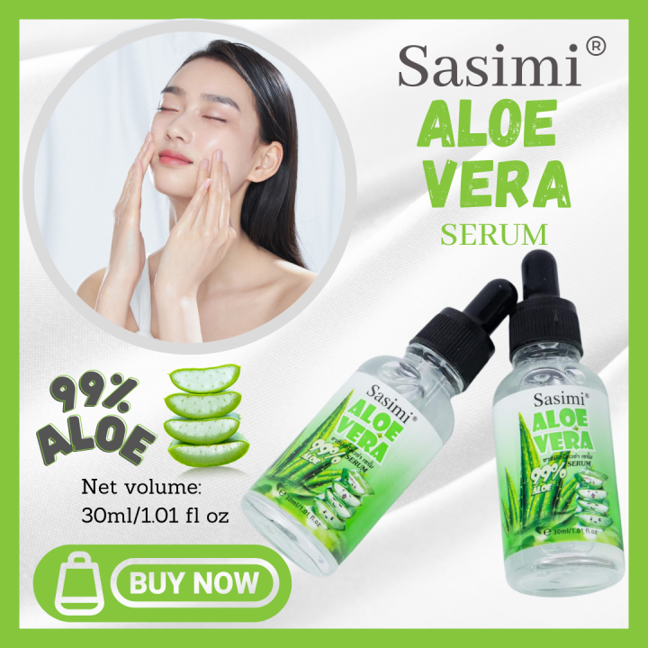 HIGH QUALITY SASIMI ALOE VERA SERUM SKIN WHITENING PROFESSIONAL SKIN CARE 30ML PORE AND ACNE ...