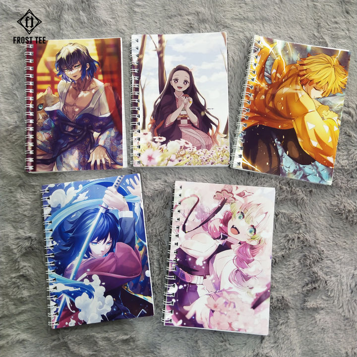 Demon Slayer Anime Notebook Zenitsu Nezuko Giyu Mitsuri Inosuke | FROST ...