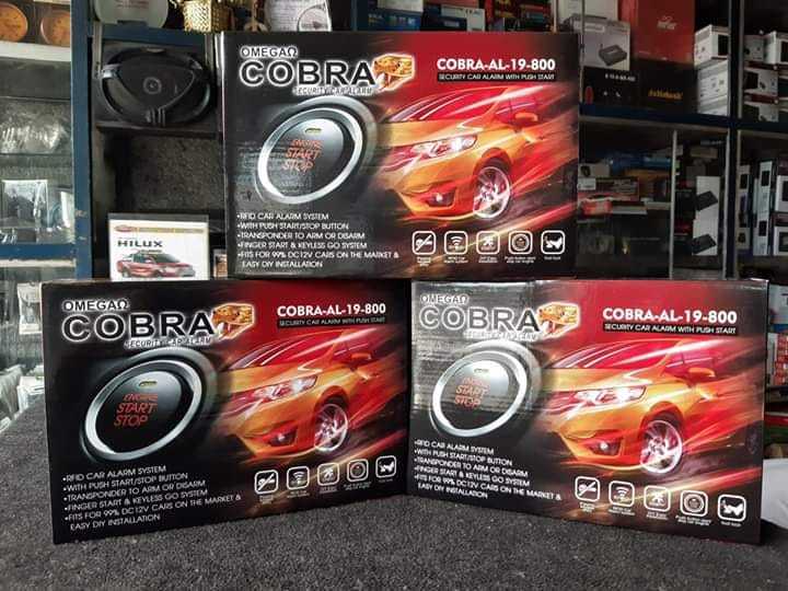 Cobra Push start Auto start full alarm system original with keyless ...
