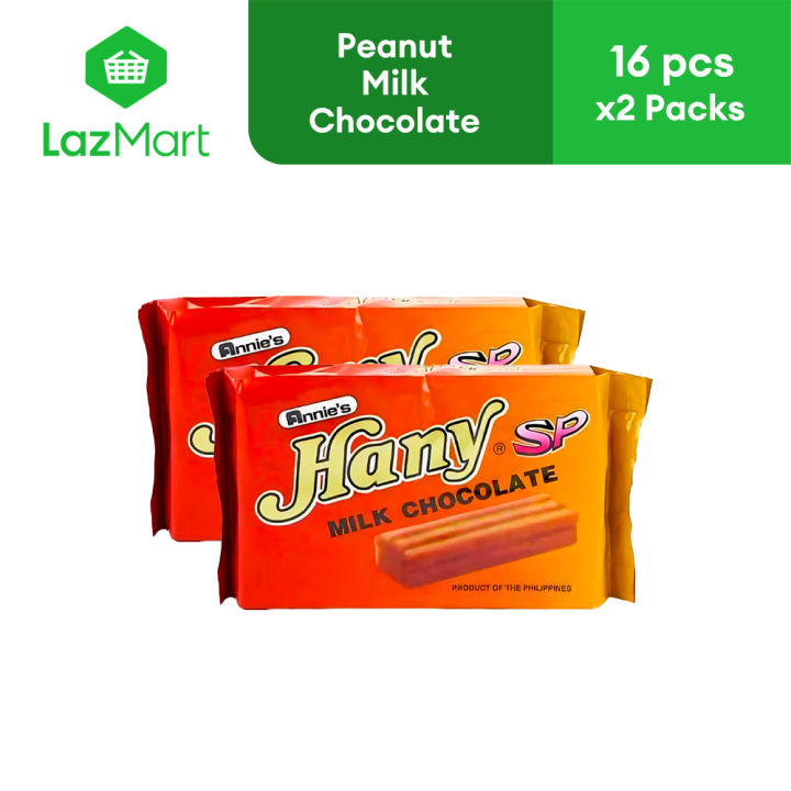 Annie's Hany SP Milk Chocolate Peanut Bars 16s - Pack of 2 [Expiry on ...
