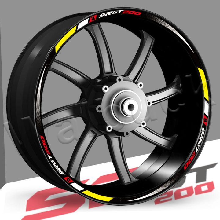 For Aprilia SR GT 200 sr gt Sport 200 2022 Motorcycle Wheel Sticker ...