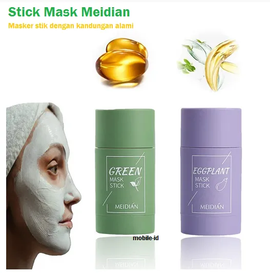 Green Mask Stick/Masker Stick Greentea/Eggplant Mask Stick Meidian ...