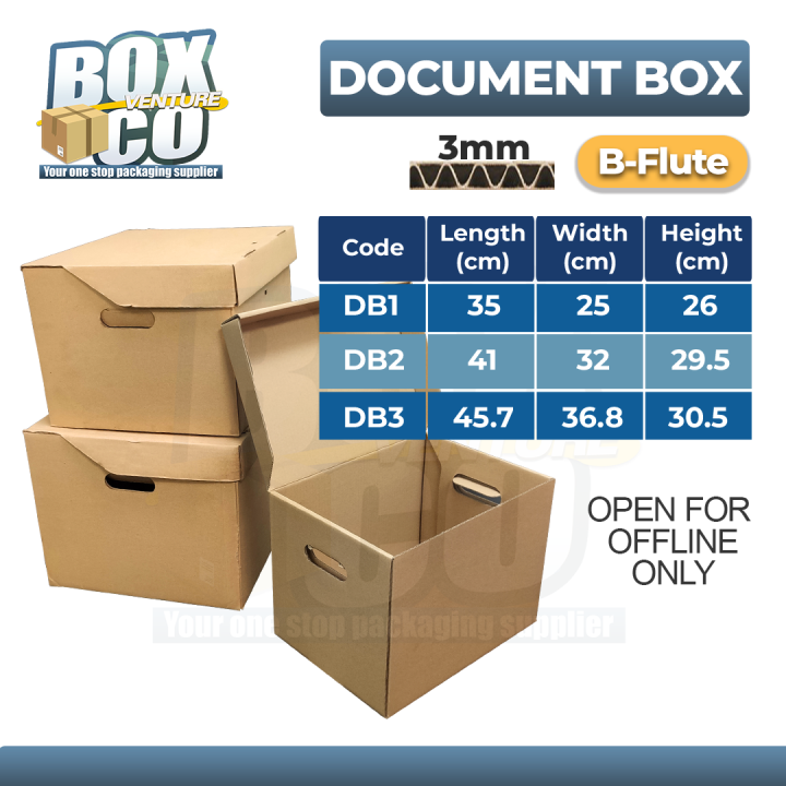 Document Box Storage Box Carton Box File Box Moving Box For Home Use ...