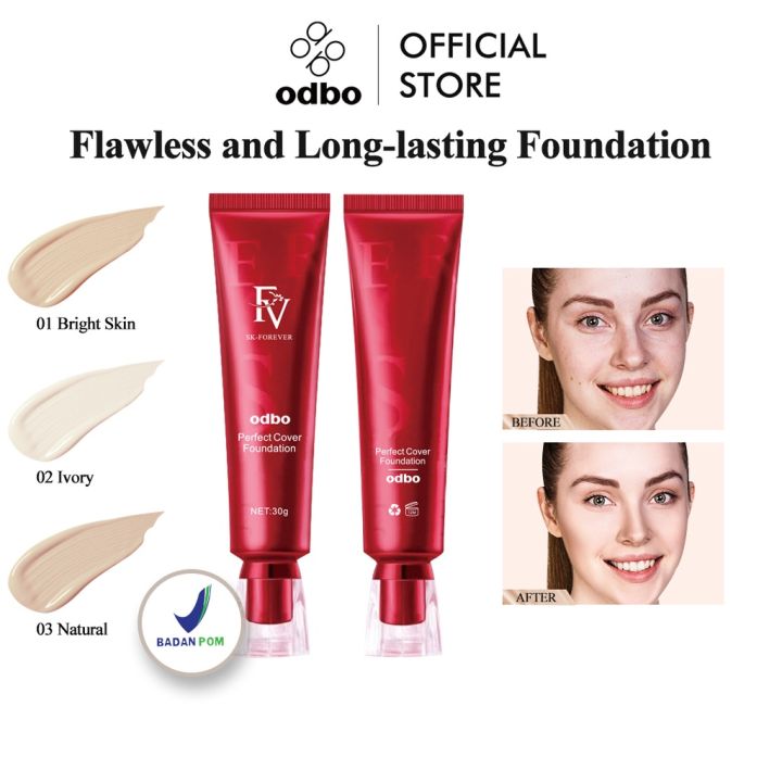 Odbo perfect cover foundation - odbo fondation - fv foundation korea - foundation odbo - fv ...