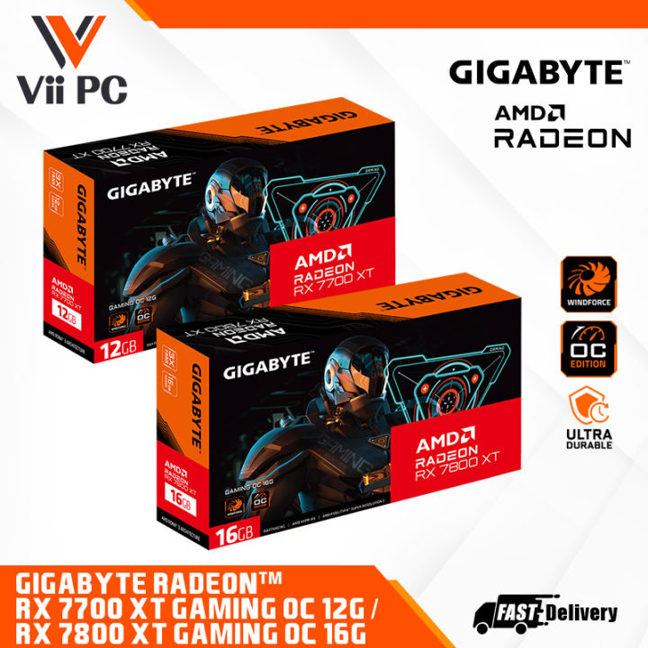 GIGABYTE Radeon™ RX 7700XT / 7700XT 12GB / 7800 XT / 7800XT 16GB GAMING ...
