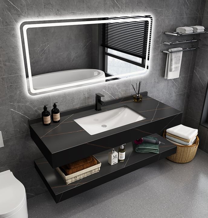Thailand produces rock slab bathroom cabinets for direct sales ...