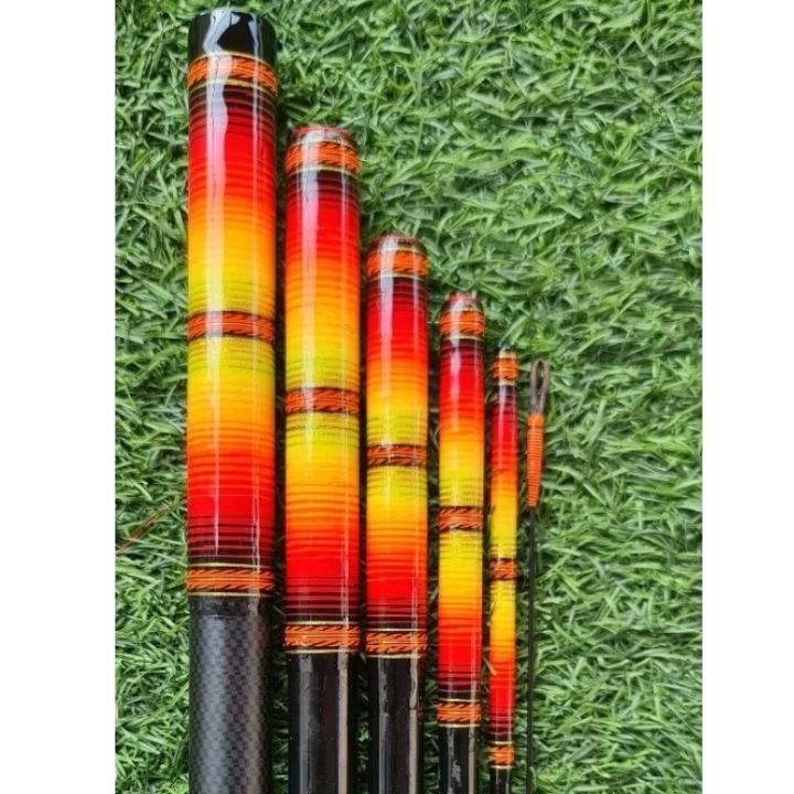 Joran Tegek king cat fish master Bahan Carbon Ringan Kuat CUSTOM LILIT ...