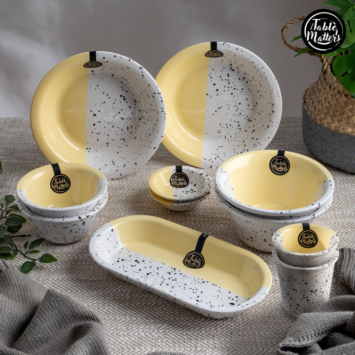 Table Matters - Seoul Butter Dream 11PCS Dining Set [Plate | Bowl ...