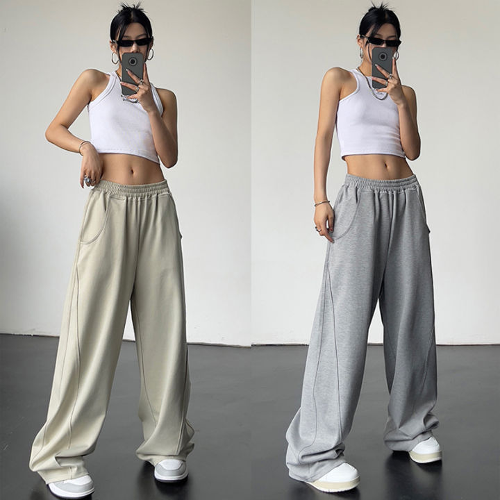 กางเกงขายาวผญ กางเกงสาวอวบ เส้นเยื่องเพิ่มความพิเศษ ใส่แล้วดูผอม #2840 ...