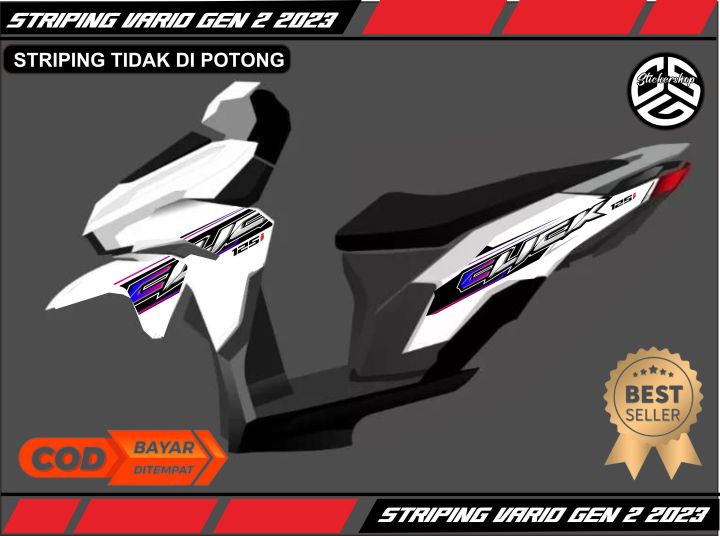 Striping vario gen 2 motip clik simple terbaru simple concept | Lazada ...