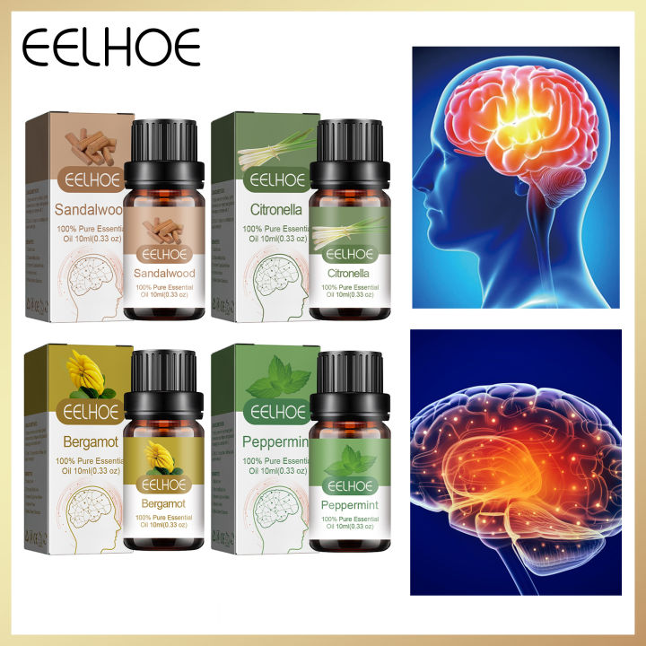 Eelhoe Memory Booster Oil Head Massage Essential Oil for Elderly ...