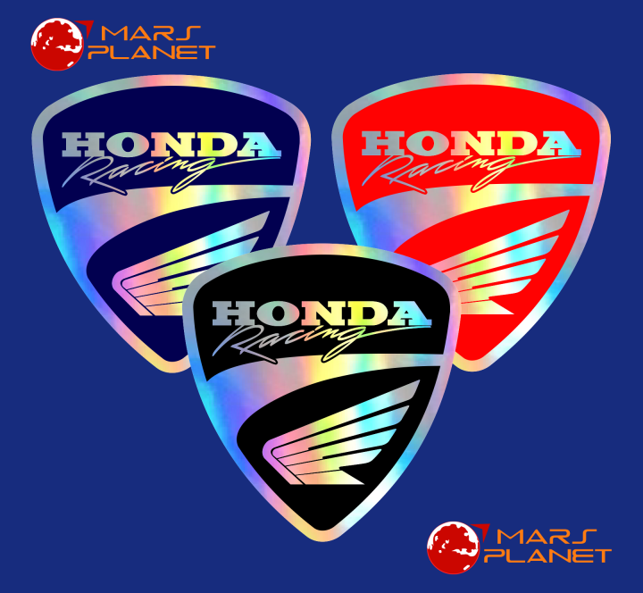 HONDA RACING STICKER DECAL MOTORCYCLE EMBLEM | Lazada PH