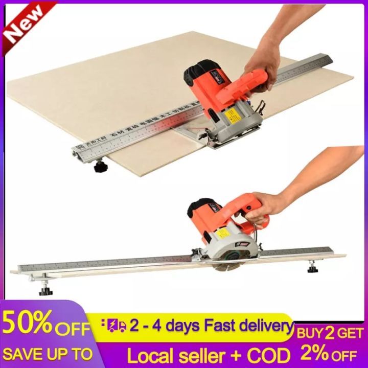 New Woodworking Electric Circular Saw Cutting Machine Guide Foot Ruler ...
