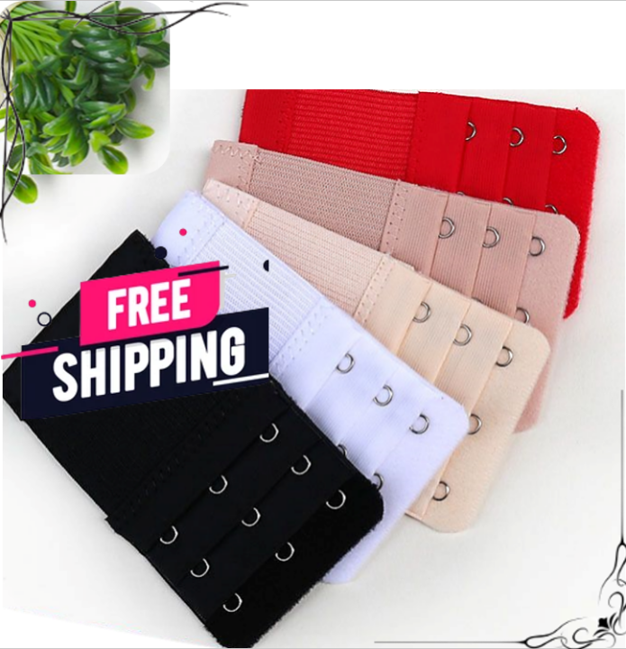 SG Bra Extender Normal Elastic 2 3 4 Hooks Bra hook 内衣延长扣 Bra Extension ...
