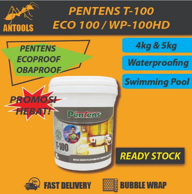 5KG PENTENS T-100 /PENTENS T100 5KG / ECO 100 4KG / OBAPROOF WP-100HD ...