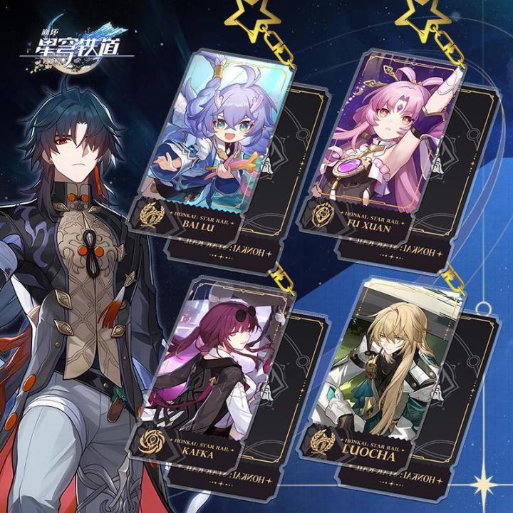 Honkai Star Rail Game Merch New Acrylic Keychain Silver Wolf Blade ...