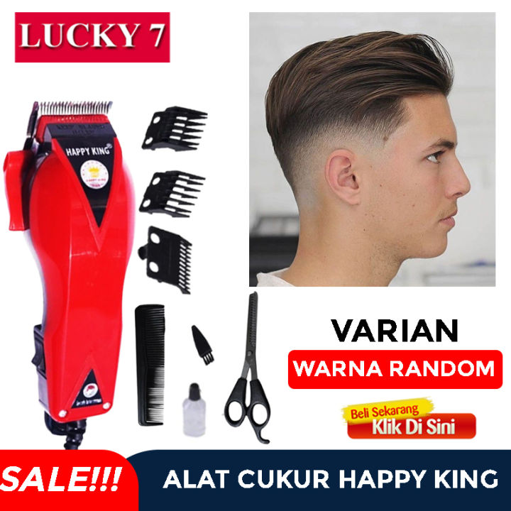 Set Alat Cukur Rambut Elektrik Happy King HK-900 - Mesin Cukur Kumis Jenggot Lengkap NS-216 ...