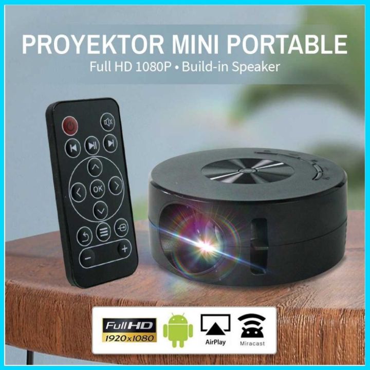 COD Luxuglow Proyektor Mini Portable LCD Full HD 1080P Build-in Speaker ...