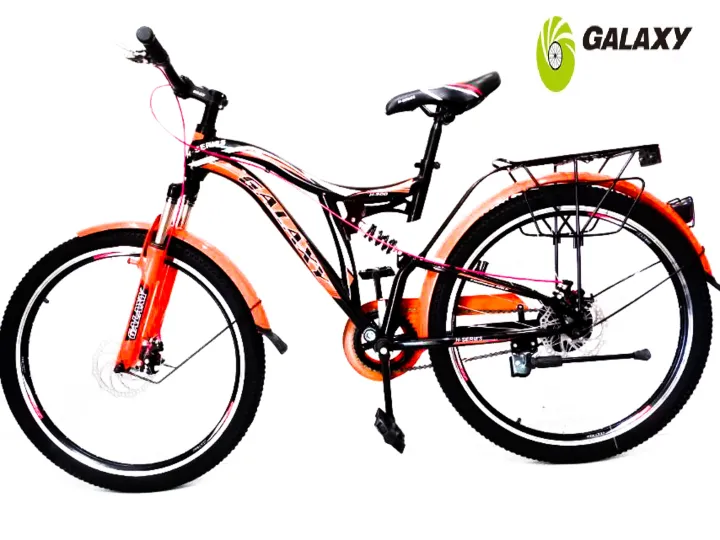 Galaxy Mountain Bike MTB 26 with front and rear suspension Orange | Lazada PH