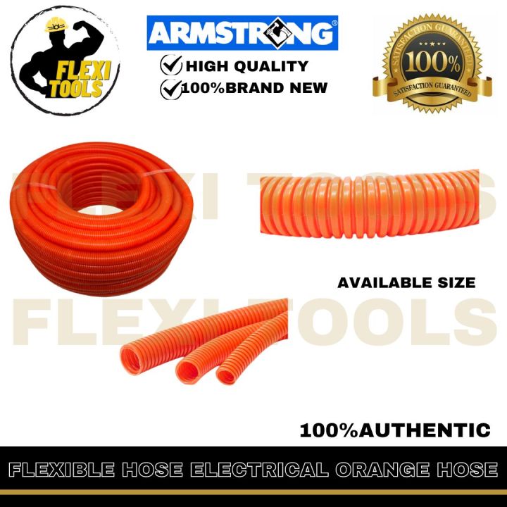 FLEXIBLE ELECTRICAL ORANGE HOSE (1/2 & 3/4) | Lazada PH