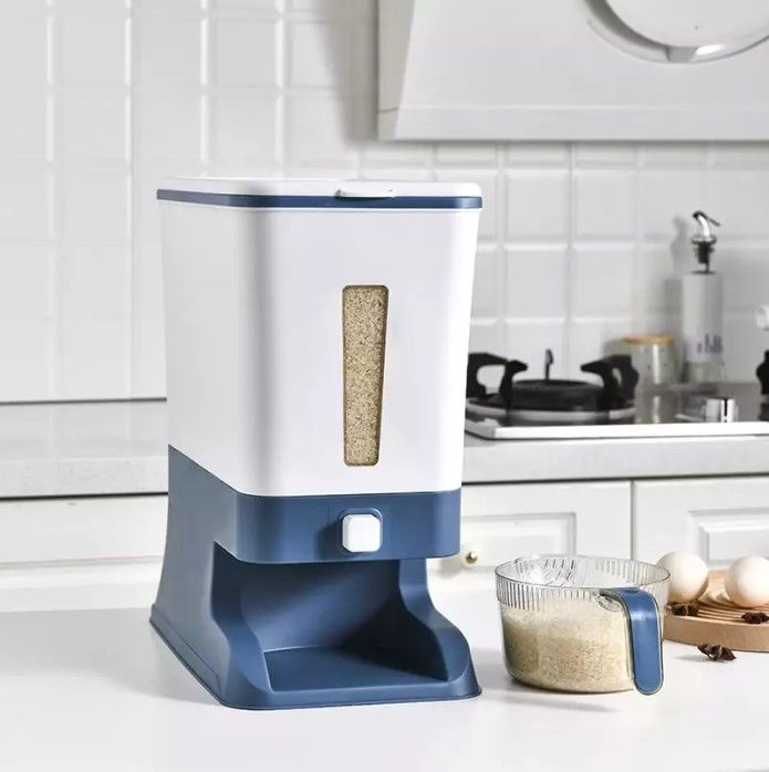 10KG MULTIPURPOSE RICE DISPENSER | Insect Proof Sealed Rice Grain ...