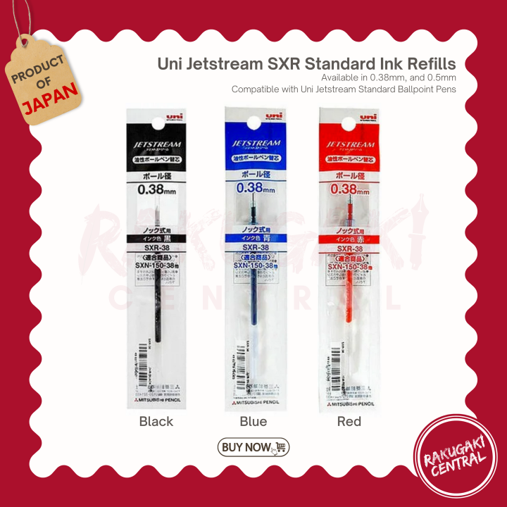 Uni Jetstream SXR Standard Ink Refills 0.38mm and 0.5mm | Lazada PH