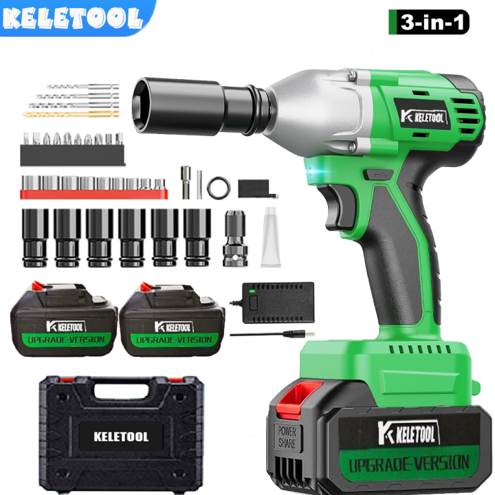 keletool cordless impact wrench high torque can open car Cordless ...
