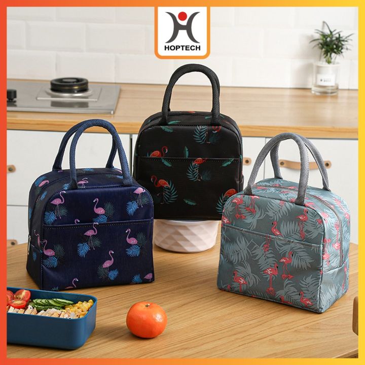 Tas Bekal Makan Model Resleting / Lunch Cooler Bag / Tote Bag | Lazada ...