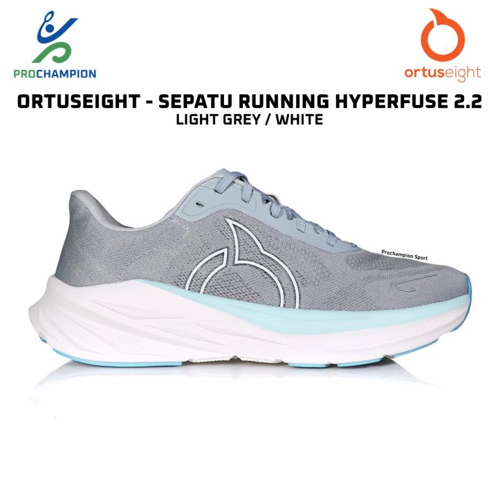 Sepatu Running Ortuseight Hyperfuse 2.2 Light Grey White | Lazada Indonesia