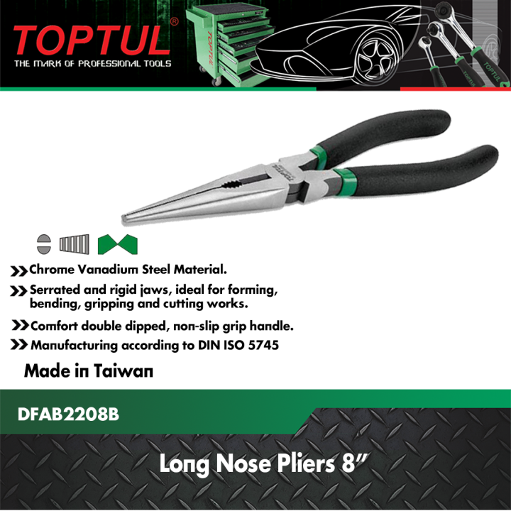 Toptul Long Nose Pliers | Lazada PH