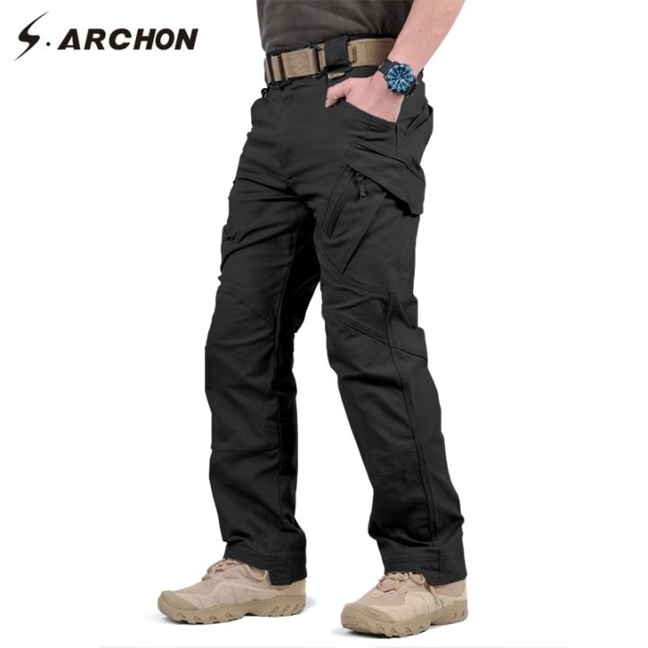 IX9 97% Cotton Men Military Tactical Cargo Pants Men SWAT Combat Army Trousers Male Casual Many ...