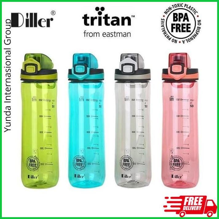 Botol Air Minum Termos Diller 600 Ml Tritan Bpa Free Dl003 Kualitas ...