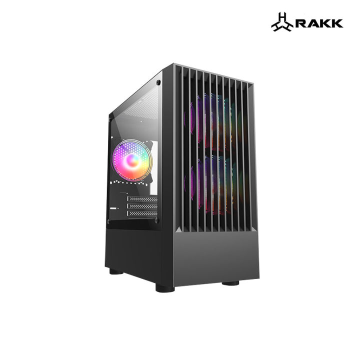 RAKK MIRAD Matx Black and White Tempered Glass Gaming PC Case | Lazada PH
