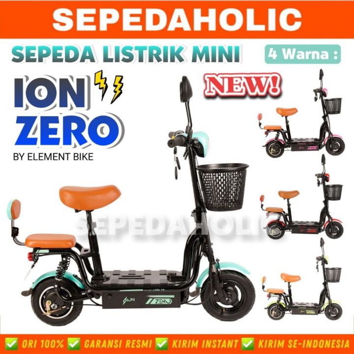 Sepeda Listrik Mini ION ZERO BY ELEMENT 350 Watt Scooter Listrik ...
