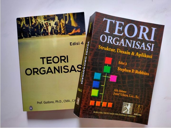 paket 2 buku teori organisasi edisi 4 dan edisi 3 | Lazada Indonesia