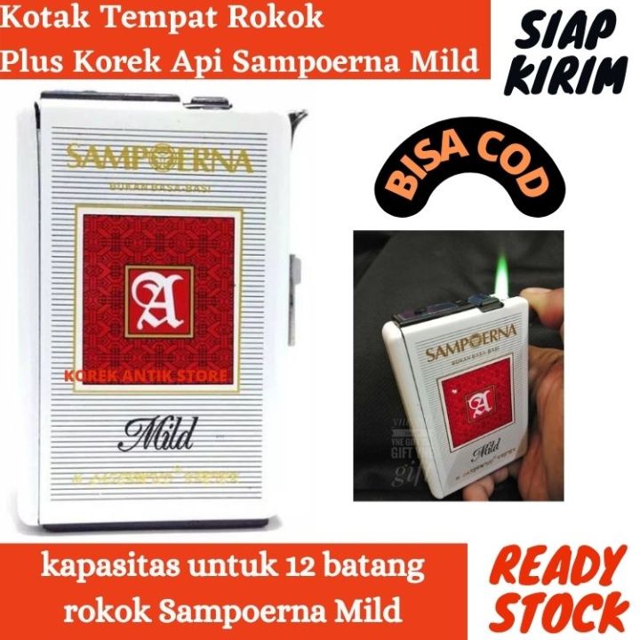 Kotak Rokok Plus Korek Api Brand Rokok Sampoerna Mild | Lazada Indonesia
