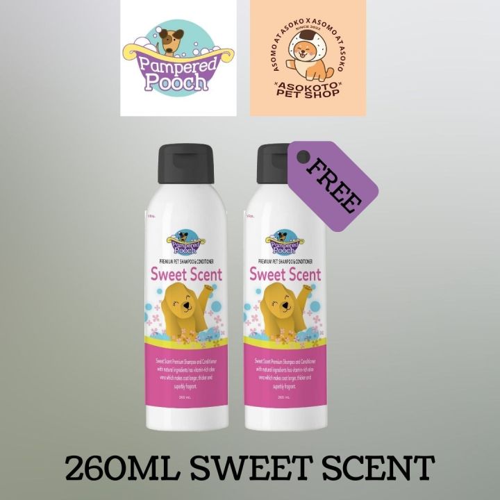 Pampered Pooch Shampoo - Sweet Scent 260mL | Lazada PH