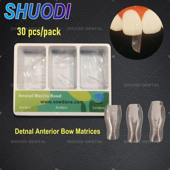Dental Matrix Bands Anterior Matrix Strip Metal Matrices Transparent ...